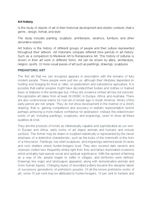 ARTA111 Final Reviewer - ART APPRECIATION (BSN 1-YA-21) | BATCH 2025 ...