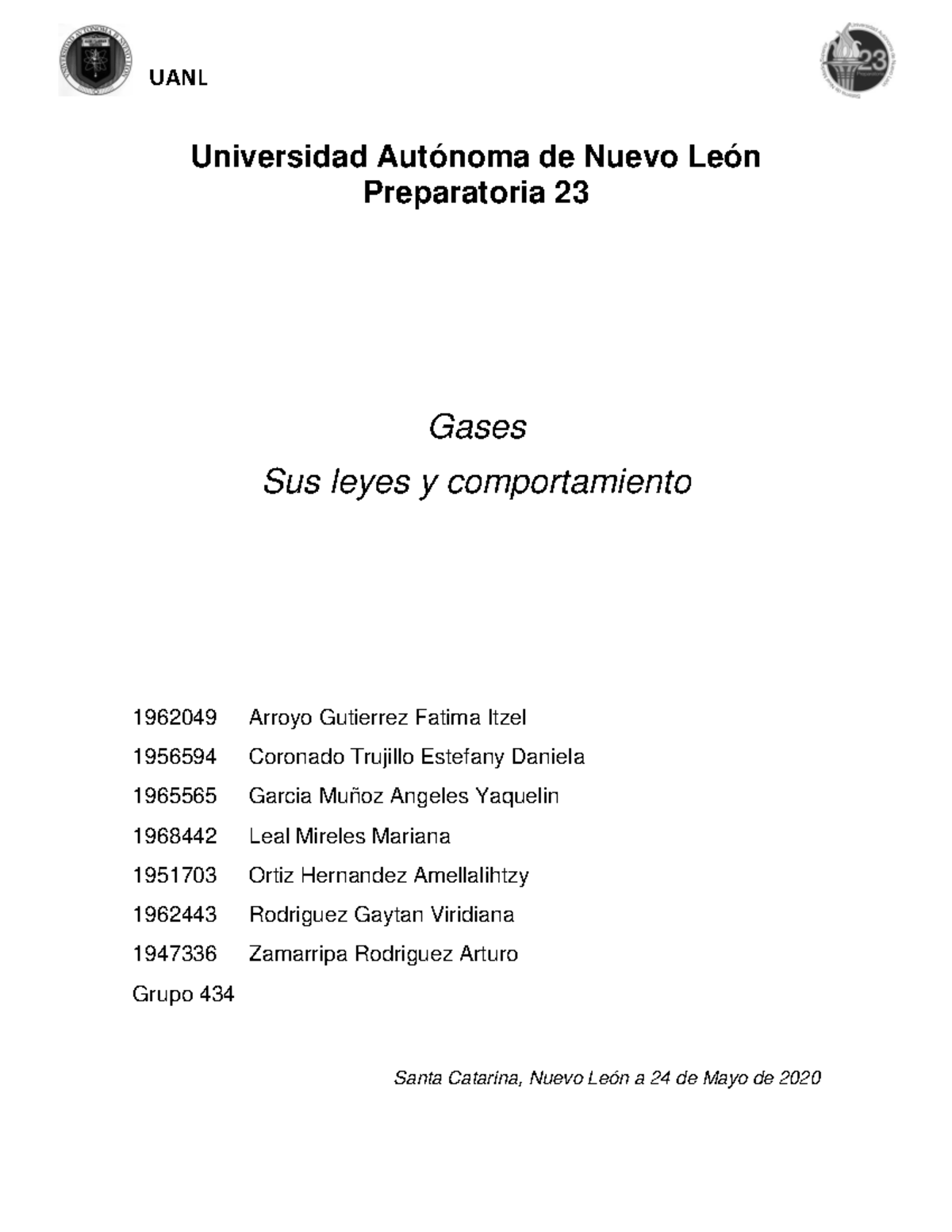 Gases, sus leyes y transformaciones - Warning: TT: undefined function: 32 Universidad Autónoma ...