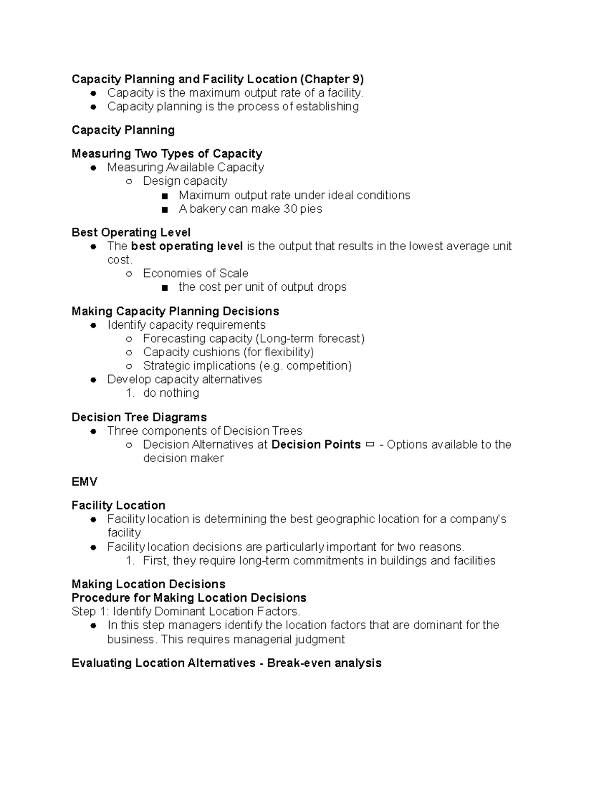 Class Notes #4 2 14 22 - Capacity Planning and Facility Location ...