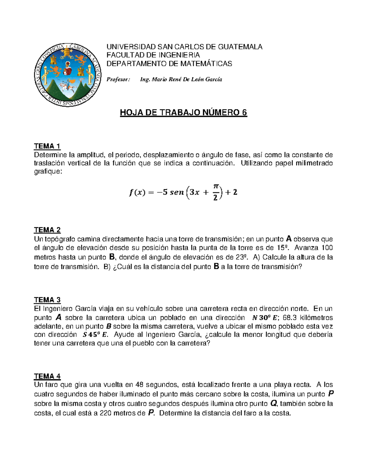 Fiusac-HT06 - Ejercicio en clase - UNIVERSIDAD SAN CARLOS DE GUATEMALA ...