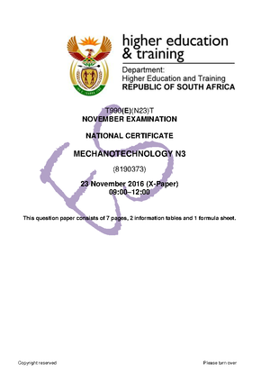 N1070 - Marketing Management N4 NOV MEMO 2019 - NATIONAL CERTIFICATE ...
