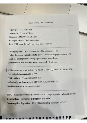 GDP at equilibrium - econ notes - GDP at Equilibrium DI Y T at b DI atb ...