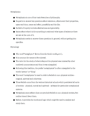 Friedrich Nietzsche - Lecture Notes - Philosophy of Friedrich Nietzsche ...