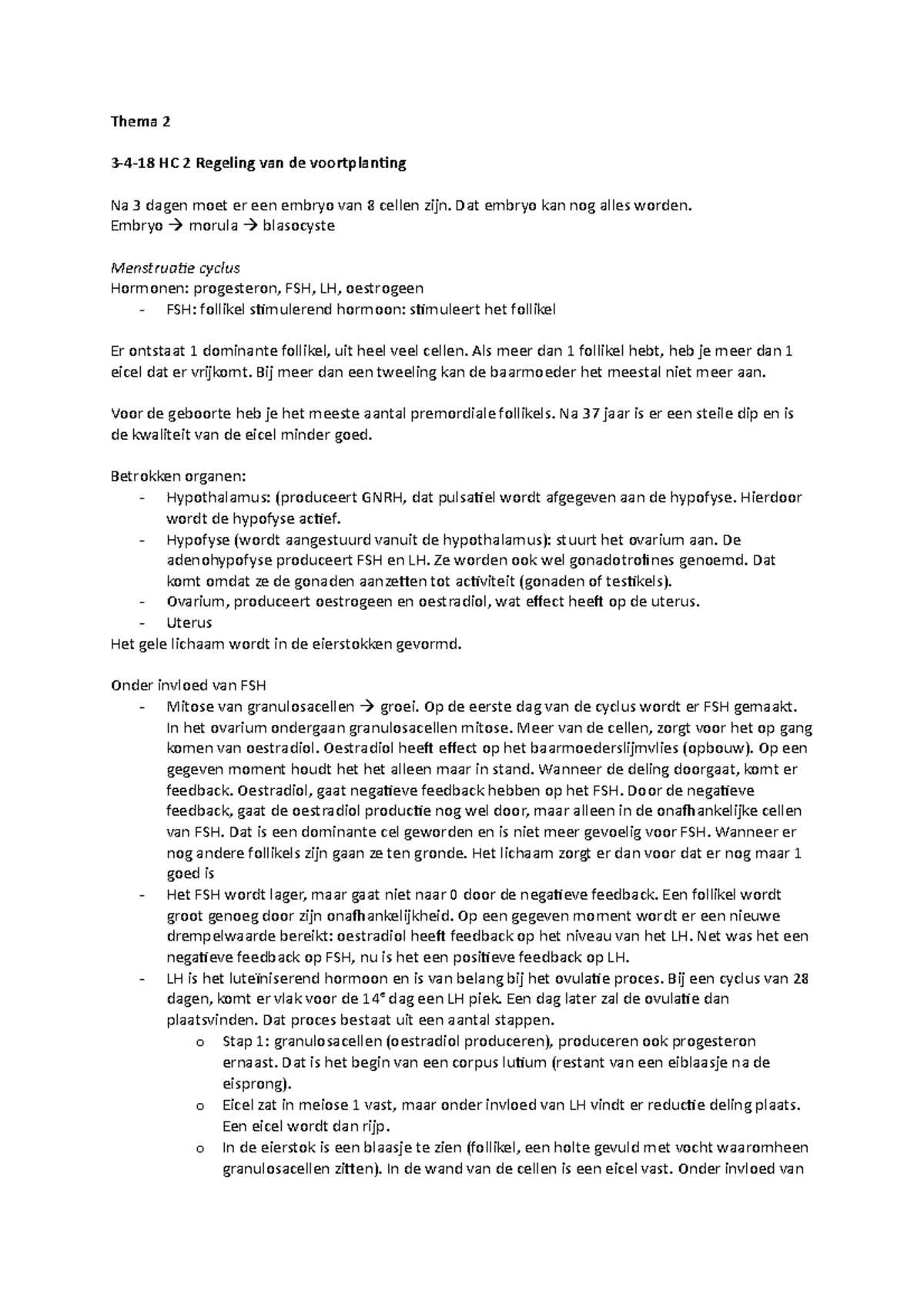 Hoorcolleges Thema 2 Thema 2 3 4 18 Hc 2 Regeling Van De