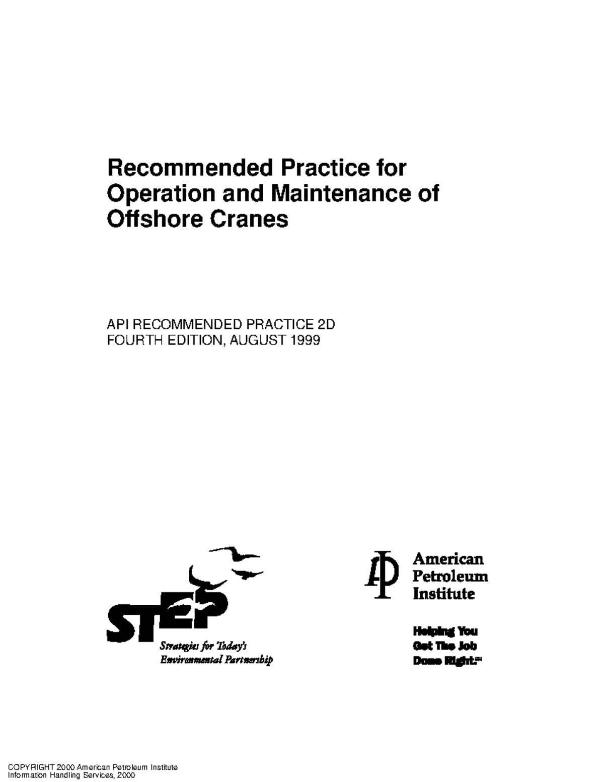 API 0002D - en un API - Recommended Practice for Operation and ...