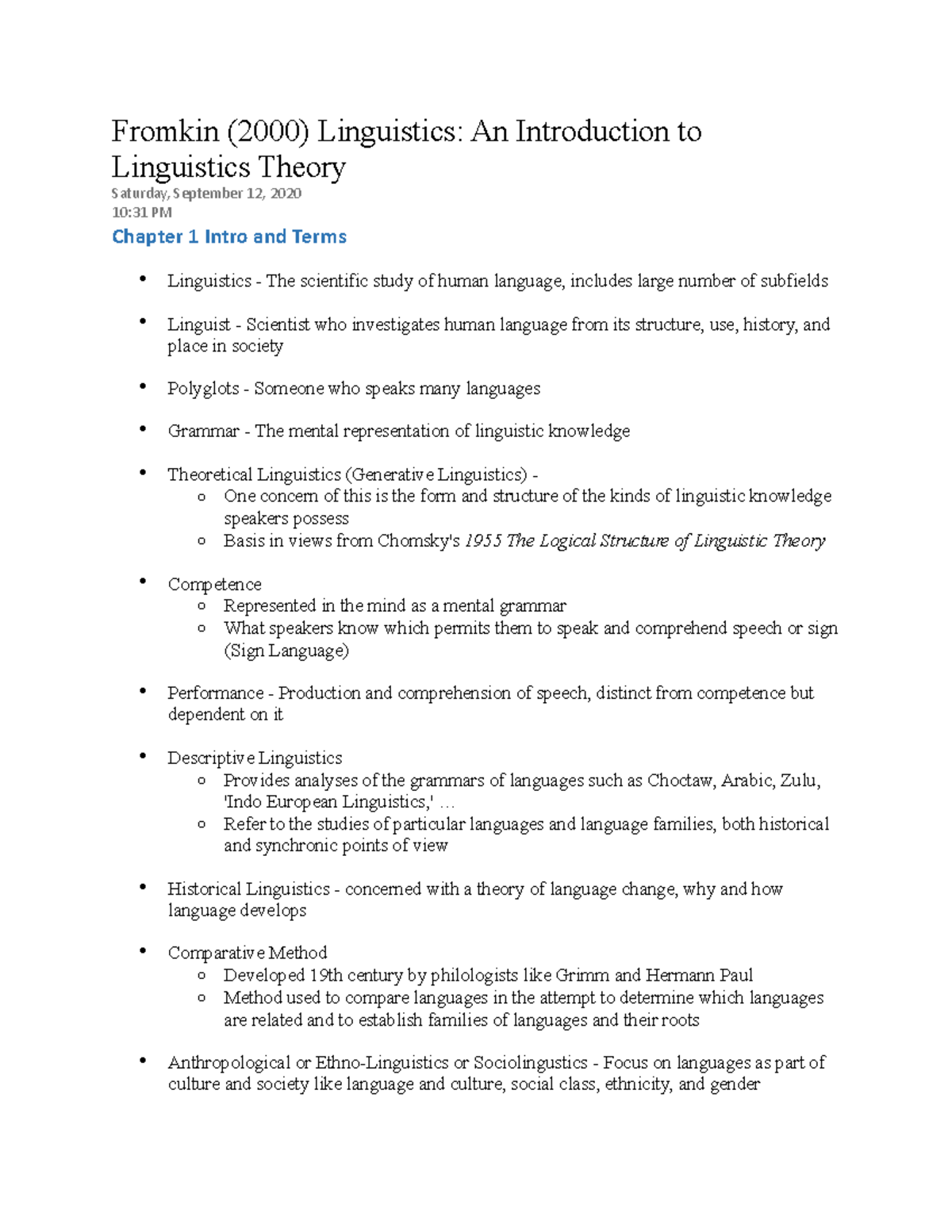 Fromkin (2000 ) Linguistics An Introduction to Linguistics Theory ...