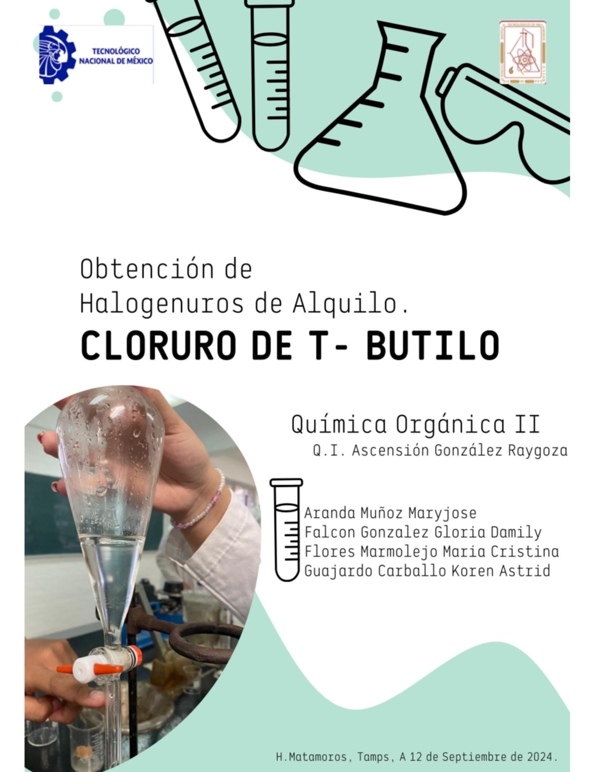 Obtención de Halogenuros de Alquilo - Cloruro de T- Butilo. Objetivo ...