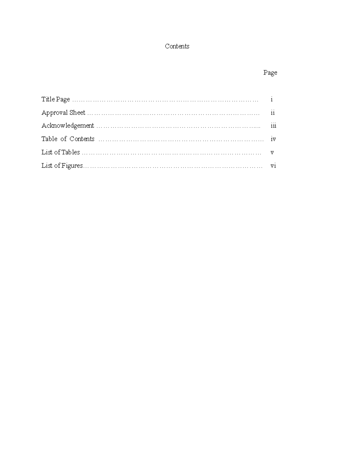 2015 Feasibility Study Template 4 the - Contents Page Title Page - Studocu