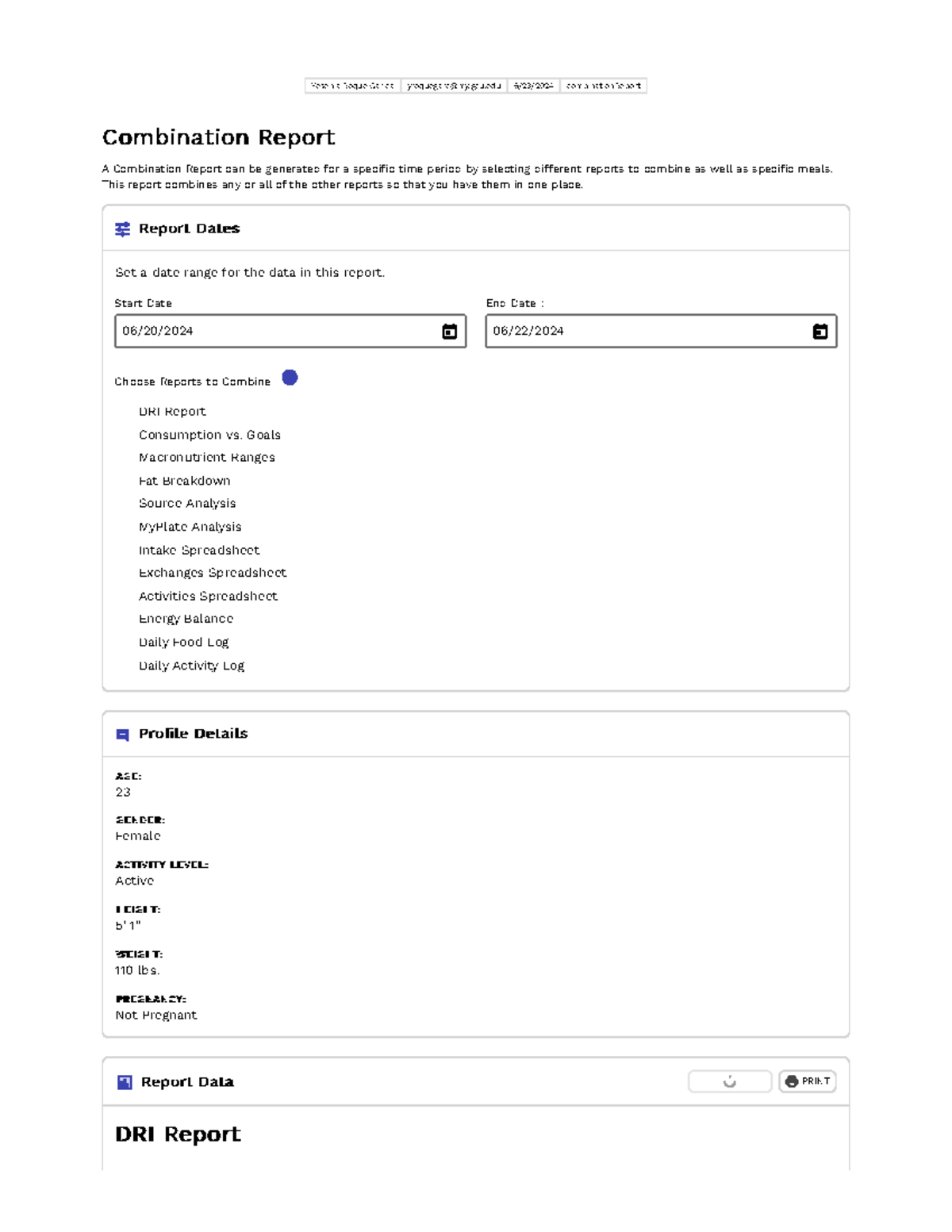 Nutrition report - n/a - Yesenia Roque Garica yroquegarc@my.gcu 6/23 ...