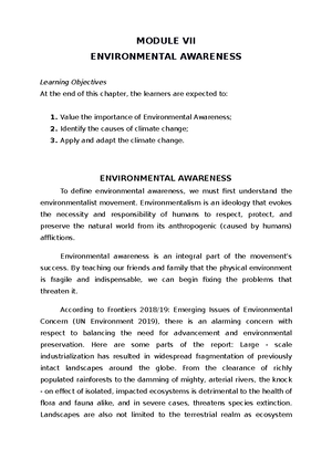 NSTP - Civic Welfare Training Service Module 4 - MODULE 4 LESSON 4 THE ...