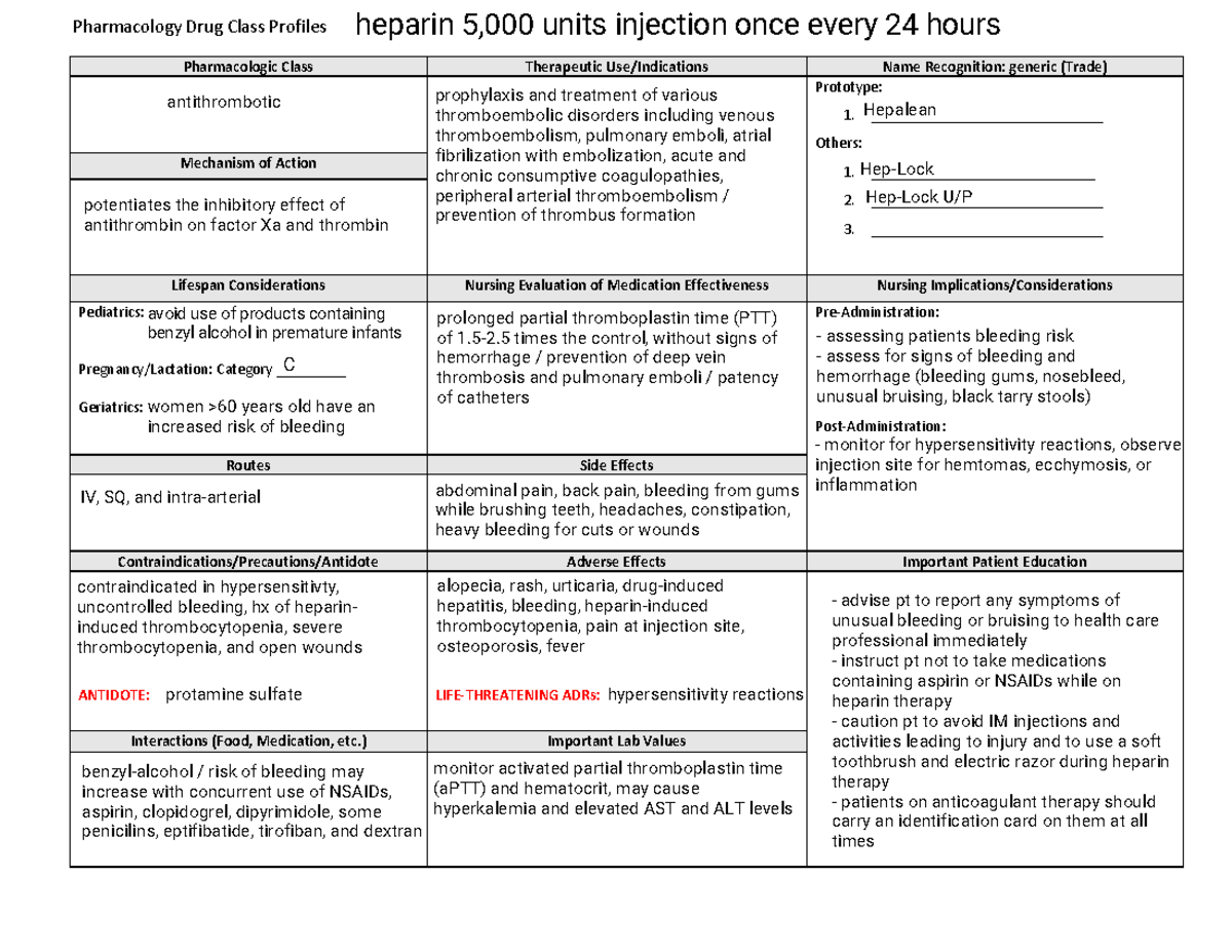 Heparin - mechanism of action, prototypes, contraindications ... Heparin - mechanism of action, prototypes, contraindications ...