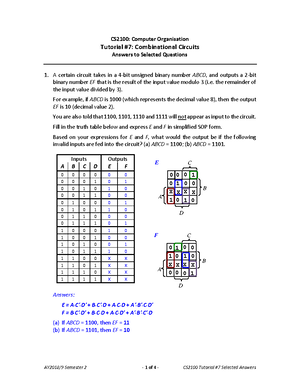CS2100 - NUS - Computer Organisation - Studocu