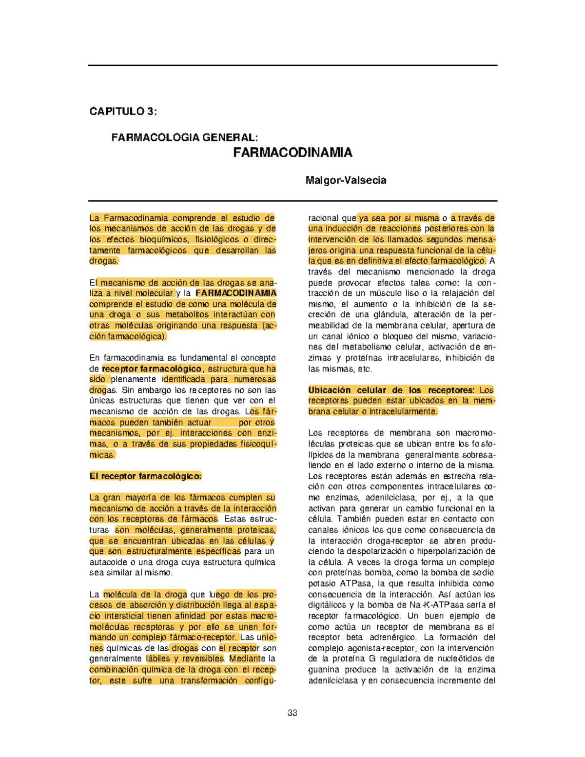 Cap3 receptores - CAPITULO 3: FARMACOLOGIA GENERAL: FARMACODINAMIA ...