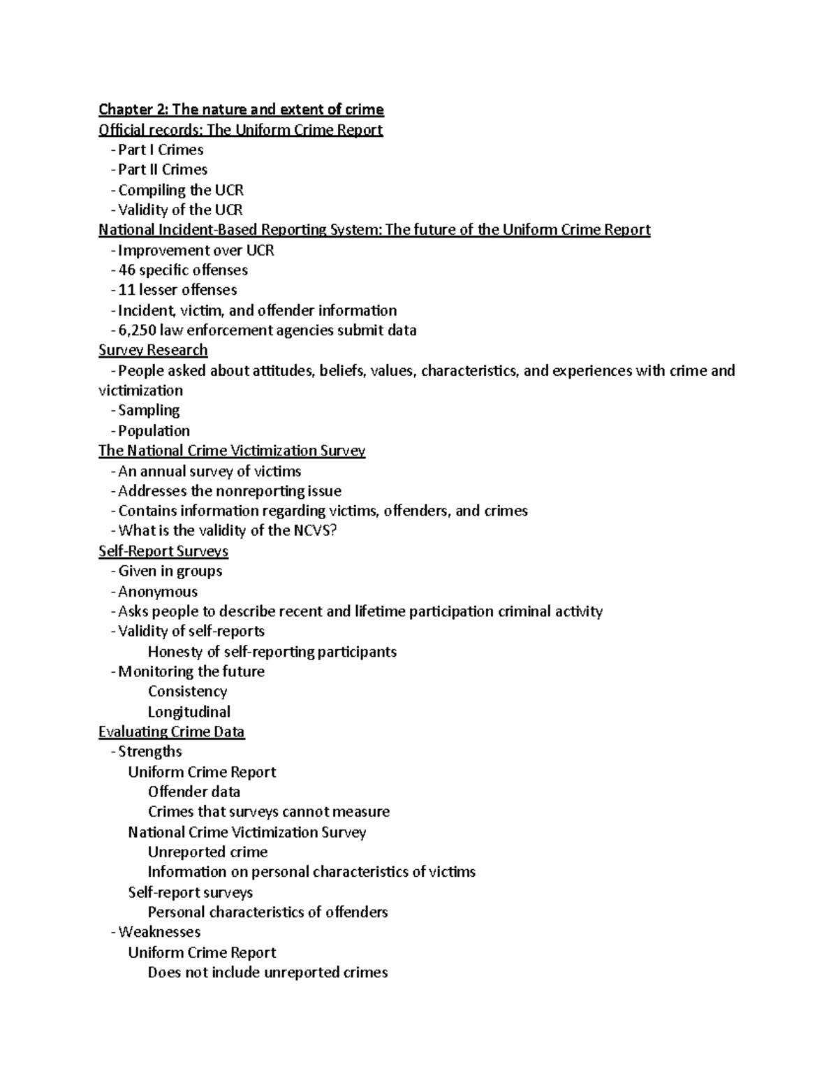 SOC Chapter 2 - Professor Wilson's lecture notes - Chapter 2: The ...