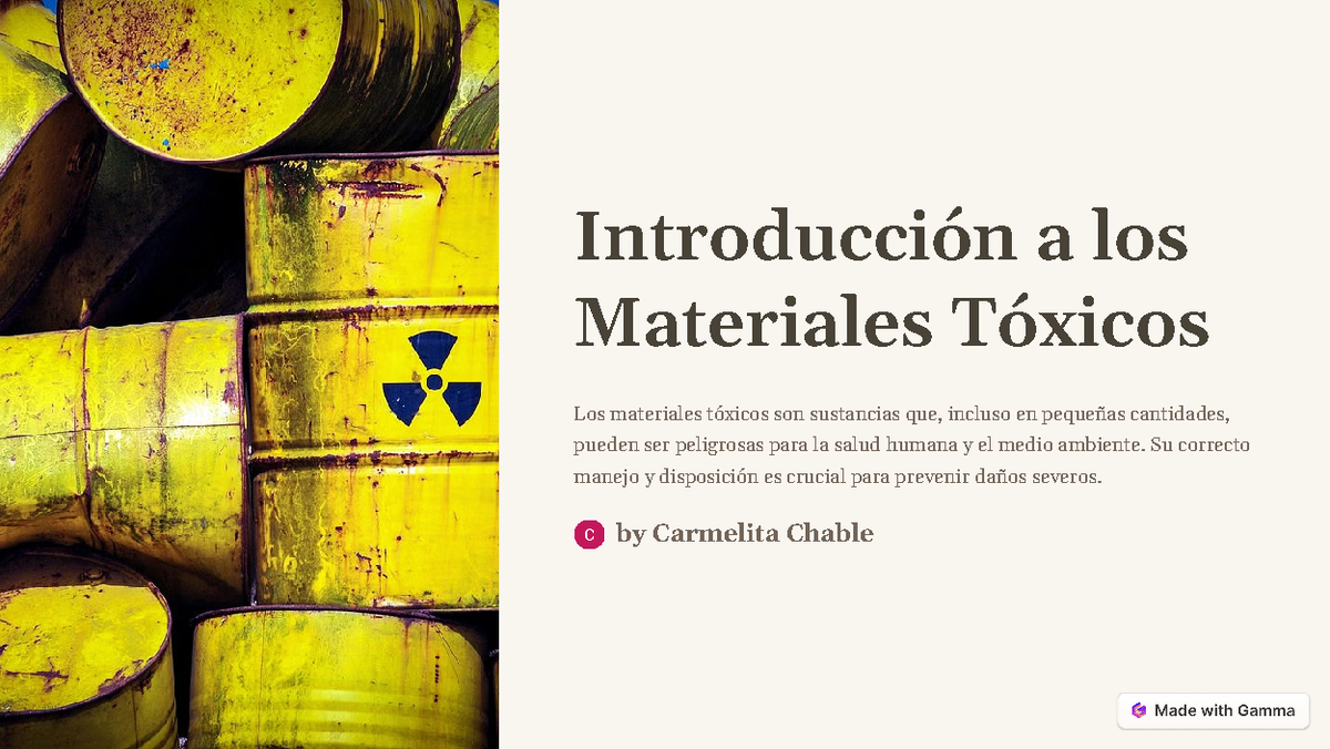 Introduccion-a-los-Materiales-Toxicos - Introducción a los Materiales ...