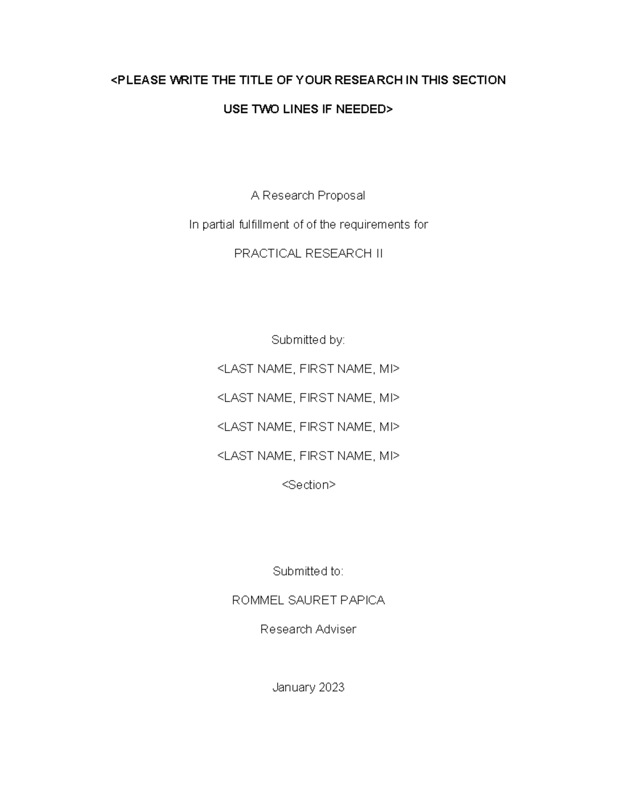 Research Template 2223