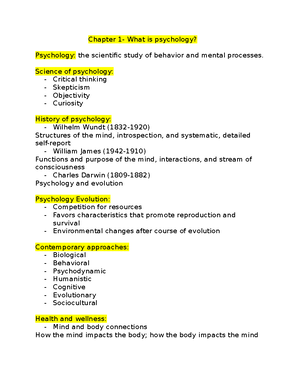 Chapter 3-Biological foundation of behavior - Chapter 3- Biological ...