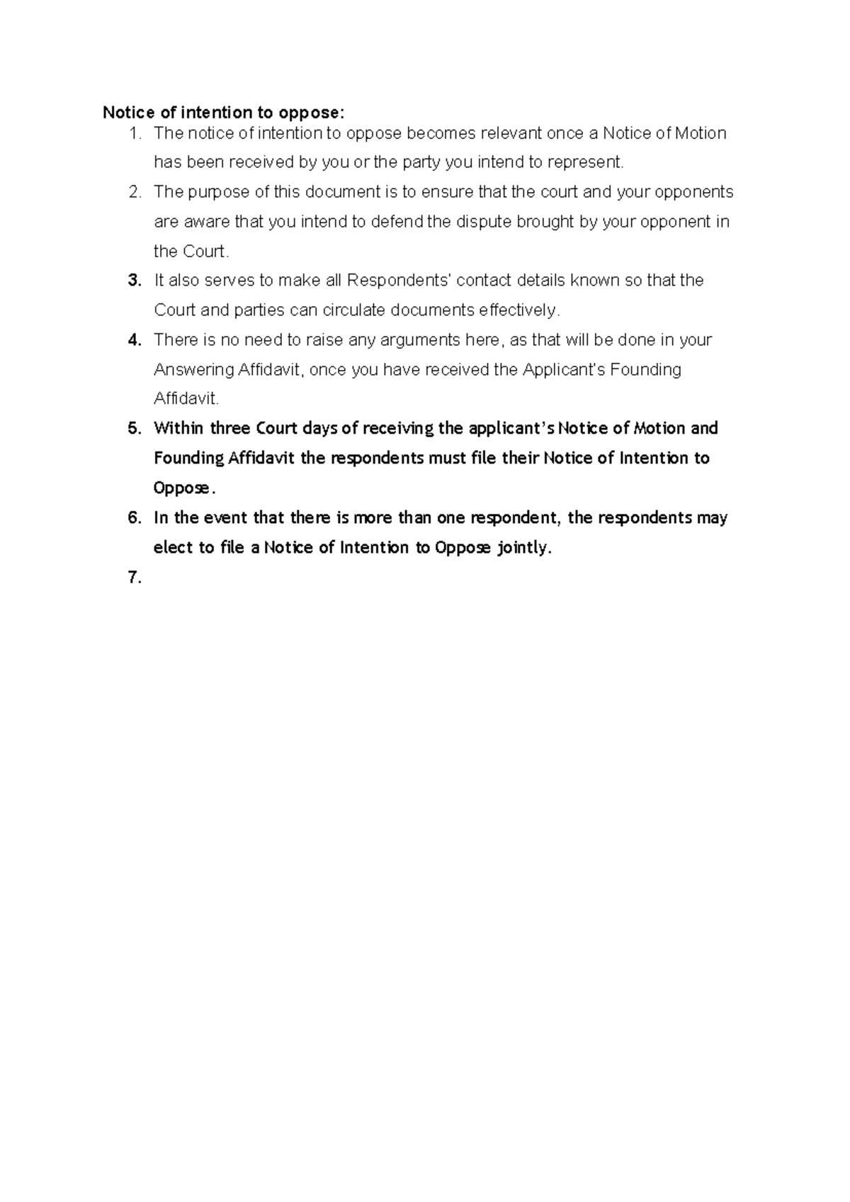 Notice of intention to oppose 2023 - Notice of intention to oppose: 1 ...