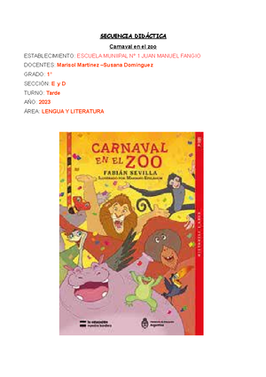 2.Secuencia Didáctica LA Fabula - Secuencia Didáctica “La fábula ...