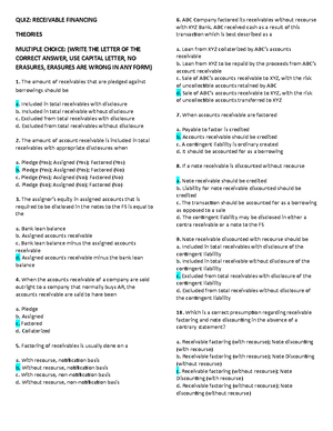Week 2 Bank Reconciliation Practice Problems - QUIZ RESULTS Week 02 ...