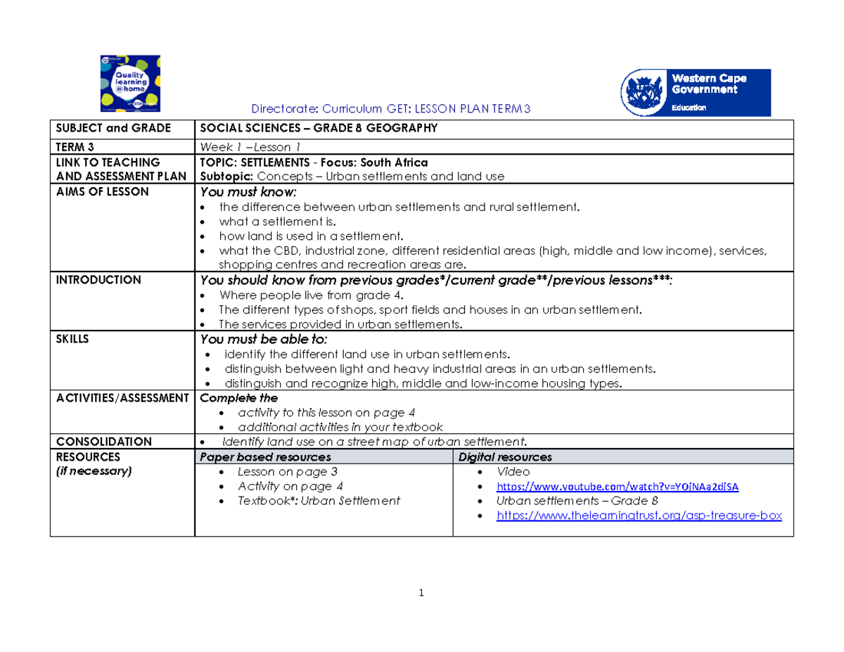 T3 w1 - This is for those who will be rendering lessons in their education practice ...