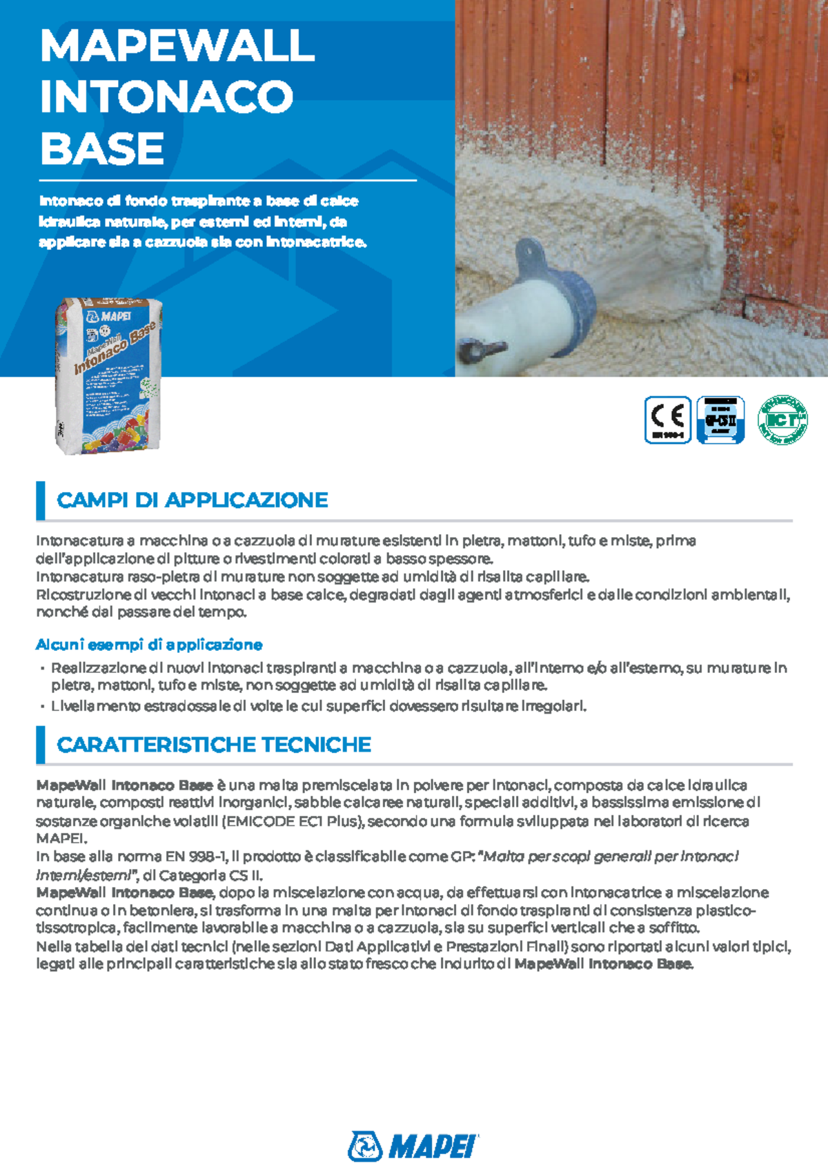 Lezione 51 scheda intonaco interno - CAMPI DI APPLICAZIONE Intonacatura ...