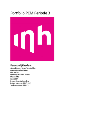 2021-2022 Beoordelingsformulier assessment periode 3 PCM jaar 1 ...