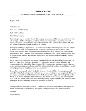 Siemens Digital Cover Letter - April 22, 2023, Siemens Digital ...