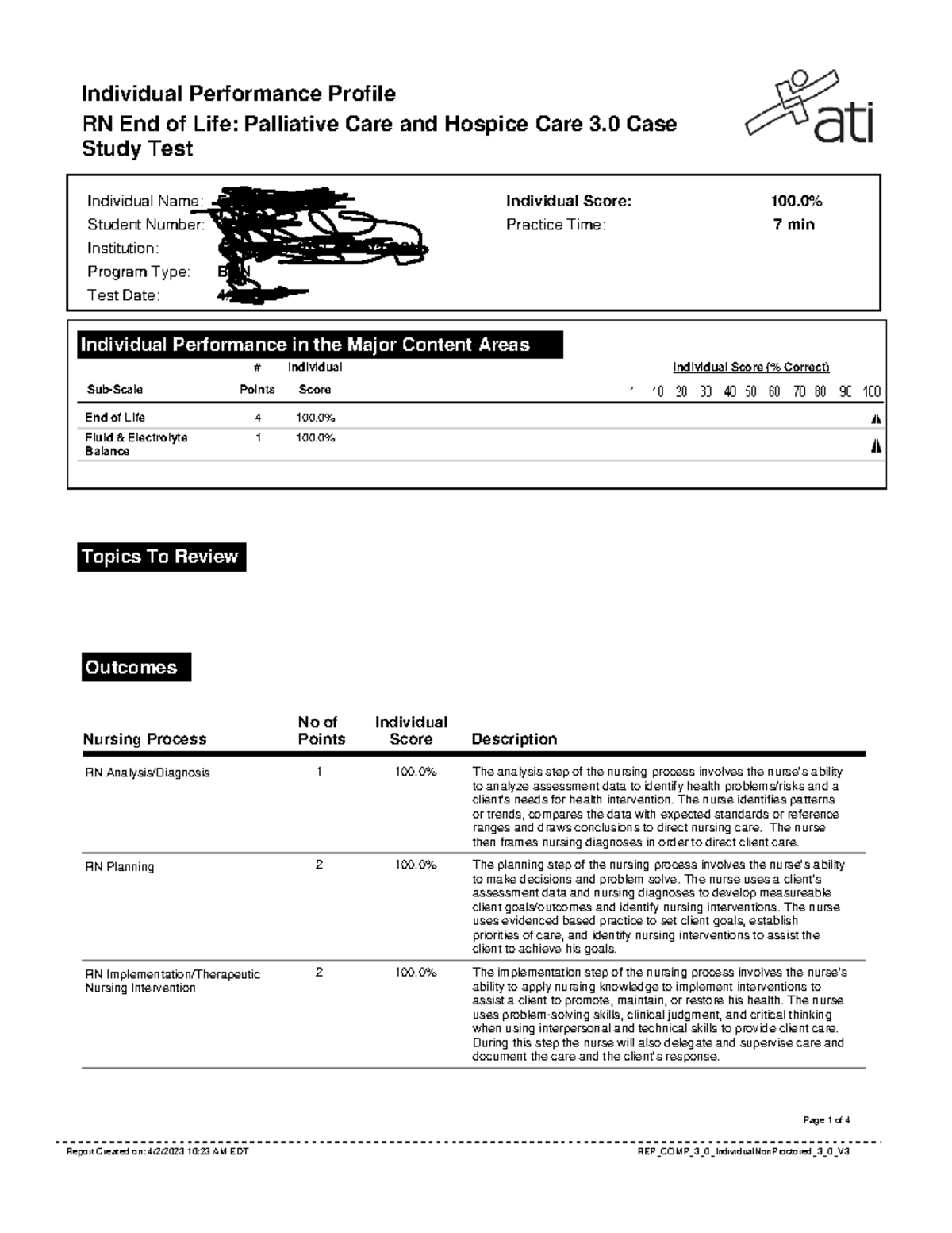 What the IIP look like - Ipp are individula reports generate from ATI ...
