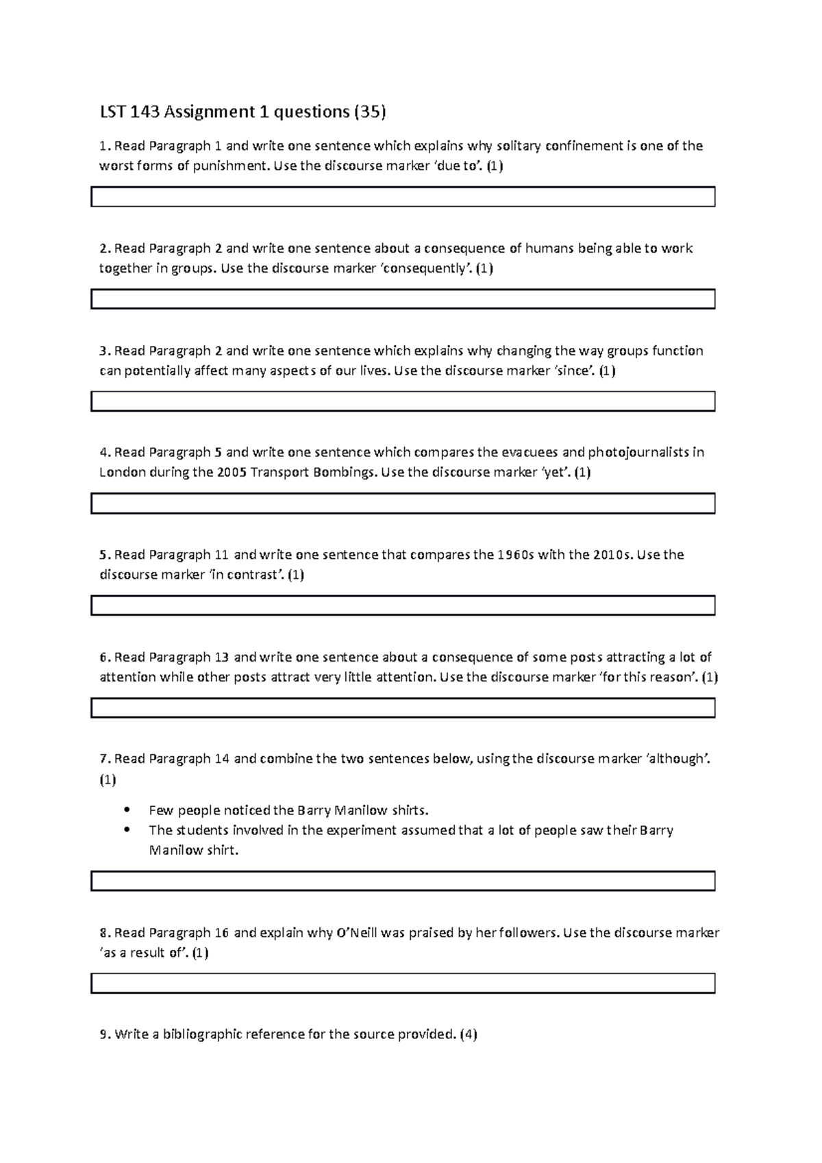 LST 143 Assignment 1 template - LST 143 Assignment 1 questions (35 ...