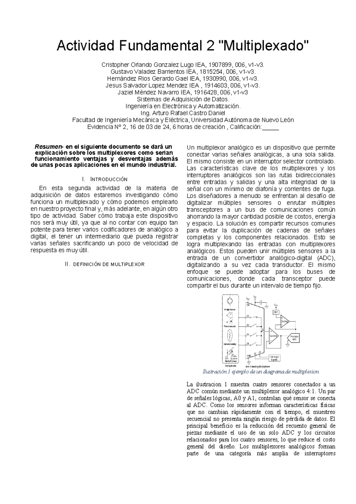 SAD AF2 Matricula.pdf - Actividad Fundamental 2 "Multiplexado" Cristopher Orlando Gonzalez - Studocu