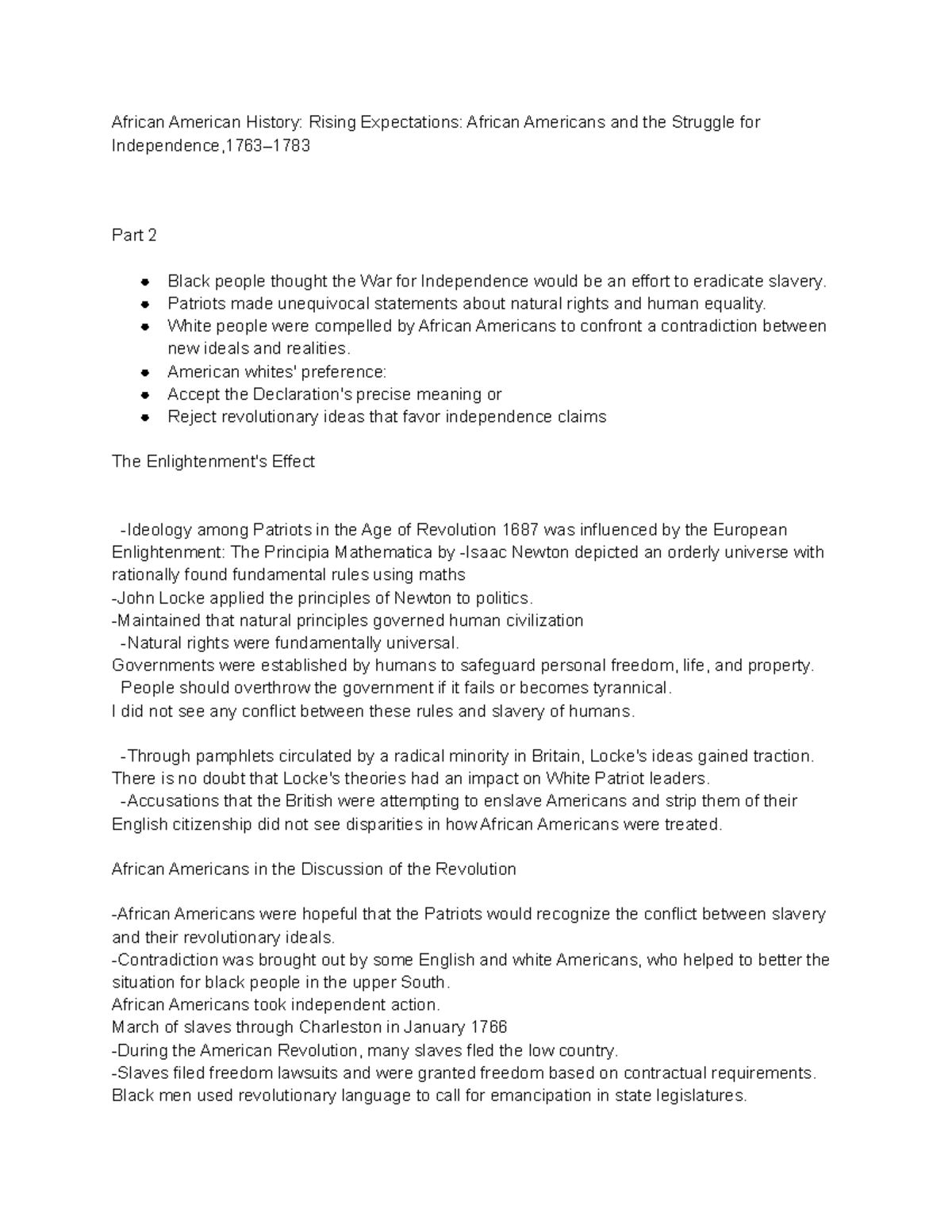 African American History Rising Expectations African Americans and the ...