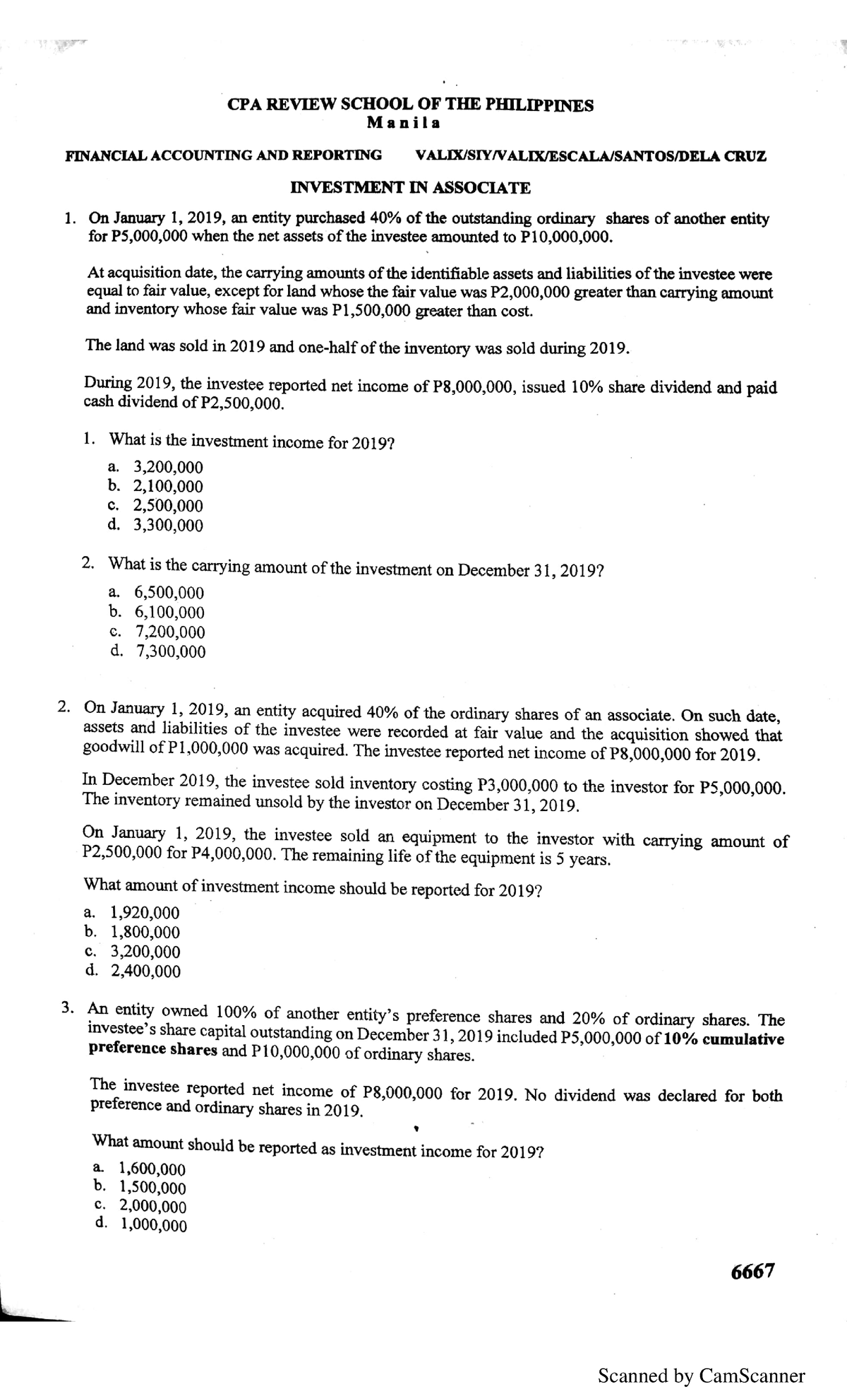 Exam 2013, questions and answers - Accountancy - Scanned by CamScanner ...