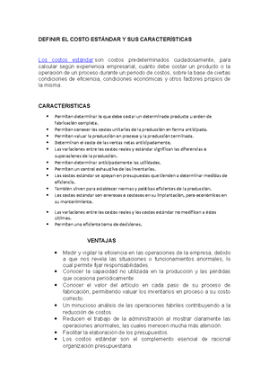 CASO Practico Costo POR Procesos - CASOS PRACTICOS DE COSTOS POR PROCESO 1. La compañía ORO ...