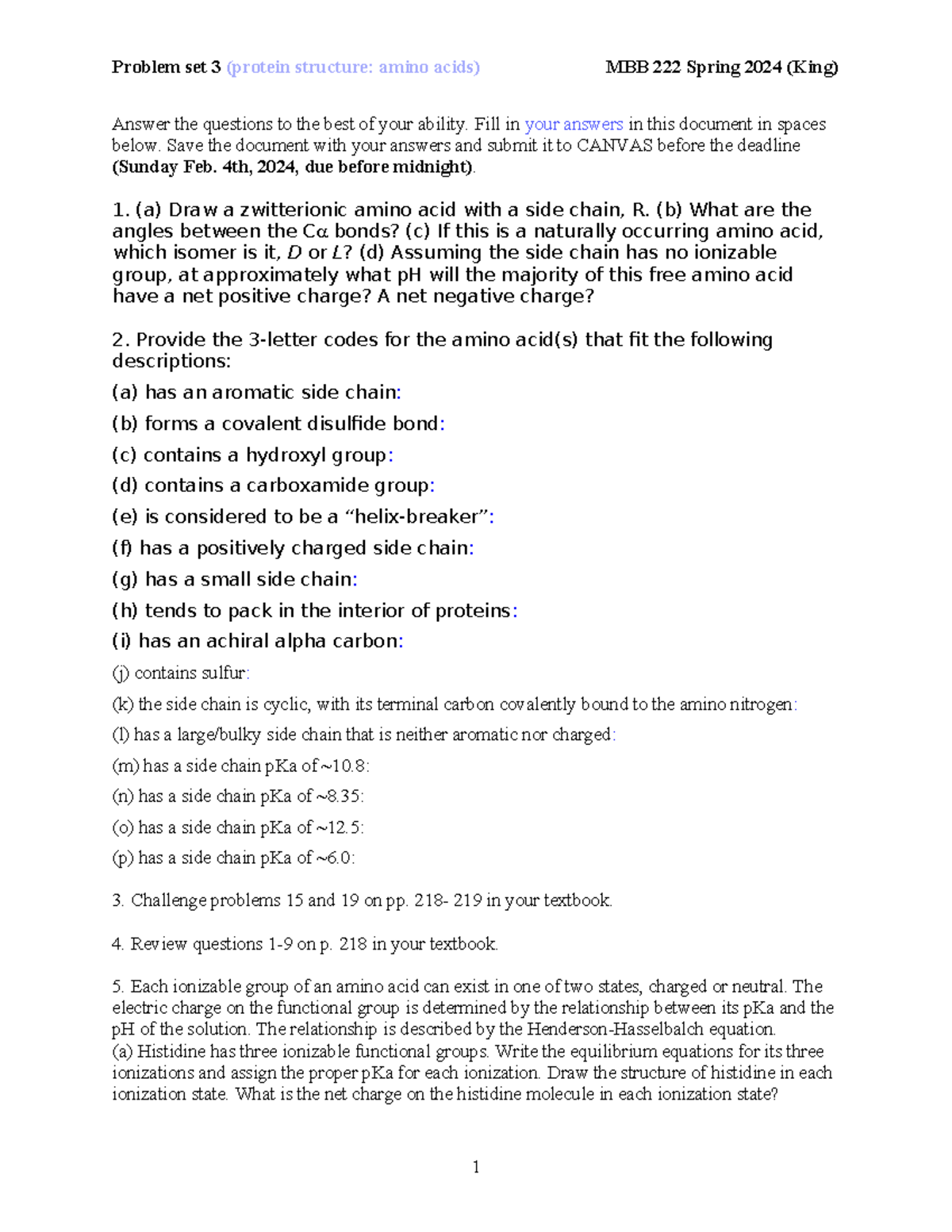 Problem set 3 - Fill in your answers in this document in spaces below ...