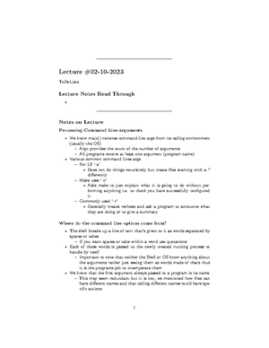 L5 variables - BASH SCRIPTING NOTES - Variables Lecture 5 Michael J ...