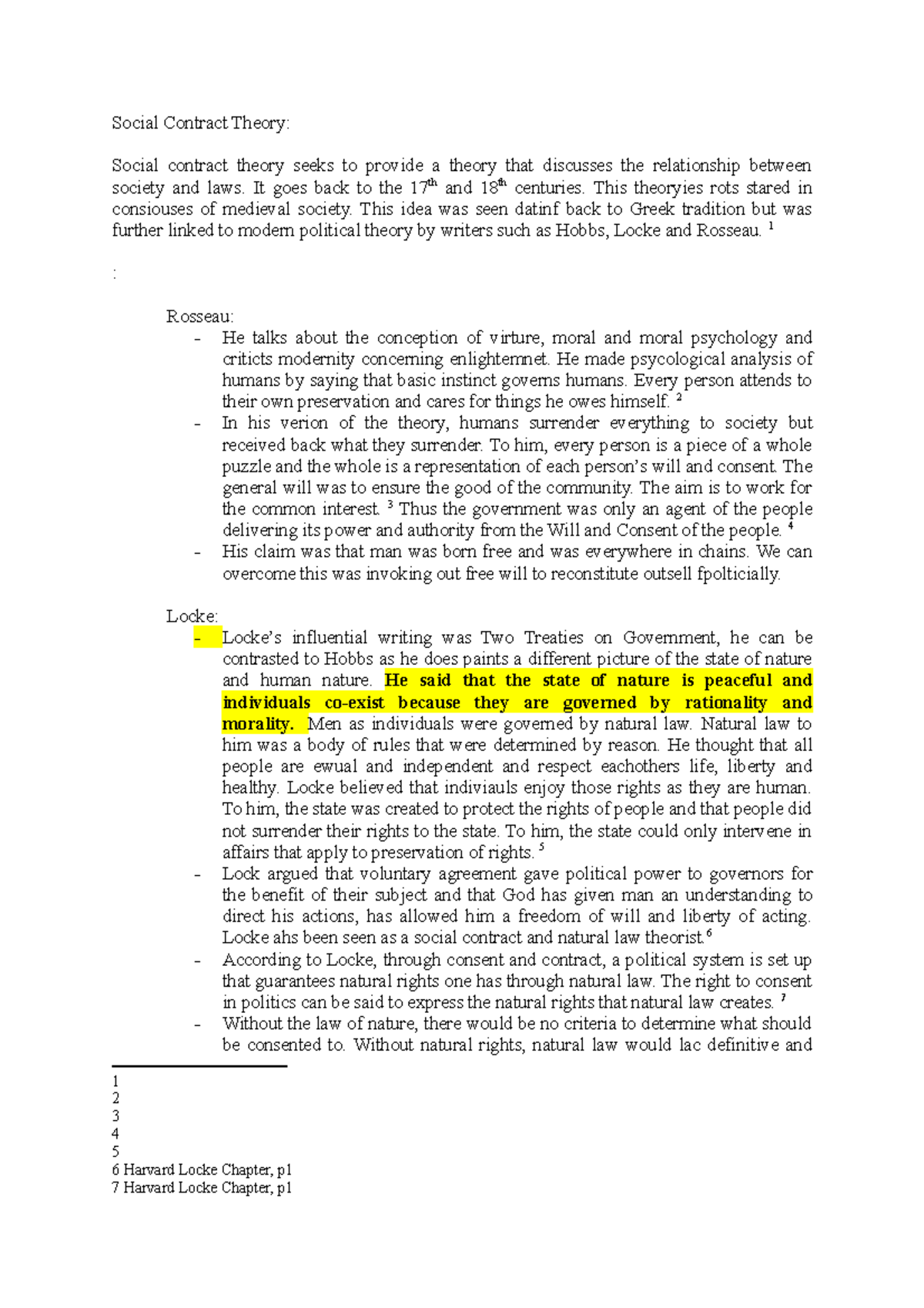 Social comta t - Social Contract Theory: Social contract theory seeks ...