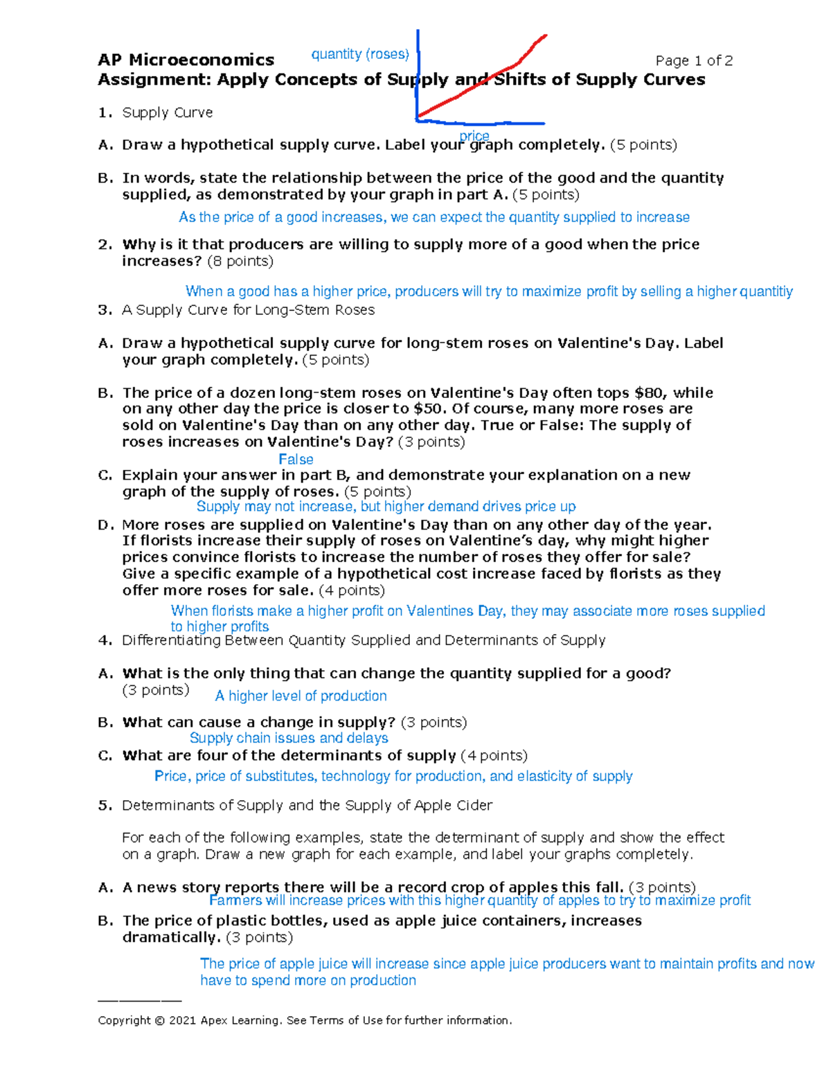 5 18 4 - AP APEX Micro - AP Microeconomics Assignment: Apply Concepts ...