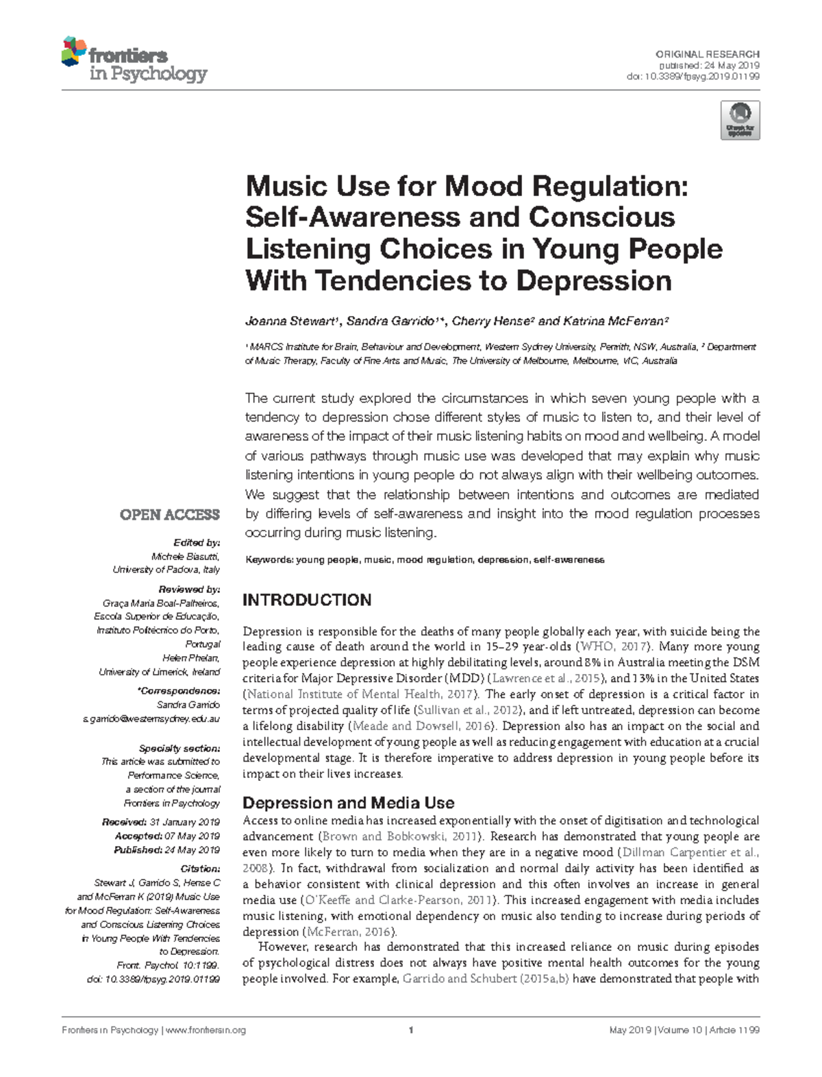 Stewart et al.2019 q1 - tài liệu nc - ORIGINAL RESEARCH published: 24 ...