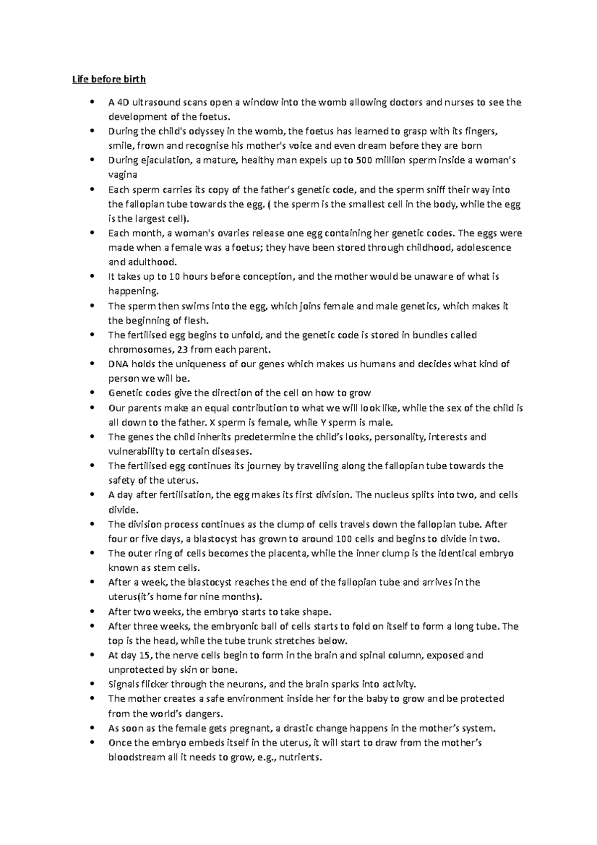 Life before birth - N/A - Life before birth A 4D ultrasound scans open ...