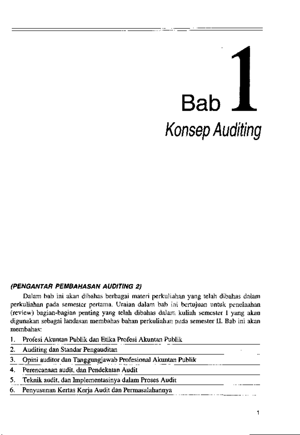 Konsep Audit - Accounting - Studocu