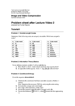 IVC Script 2022 - Contents 1. Introduction 2. Lossless Coding 3. Rate ...