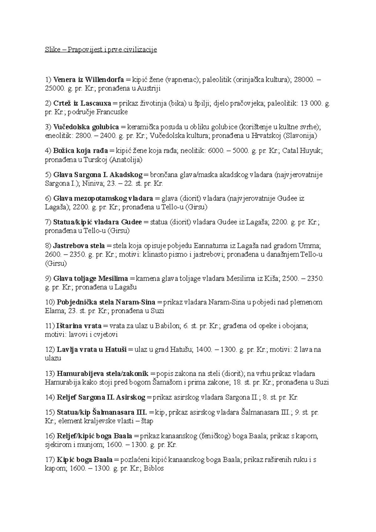 Opis-slika - Descriptions of the photos that are part of the written ...