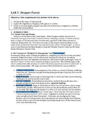 Lab 05 Water-1 - Lab - LAB 5: Water Objectives: After completing this ...