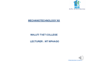 N3 Mechanotechnology Module 9 Hydraulics - MECHANOTECNOLOGY N MALUTI ...