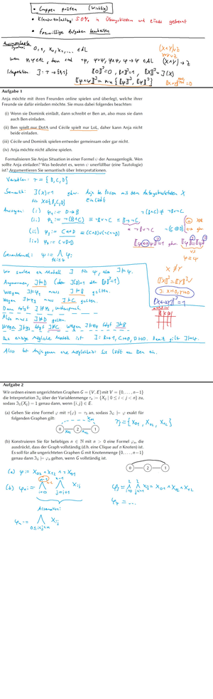 Script - Skript vom Sommersemester - Mathematische Logik - RWTH Aachen - Studocu