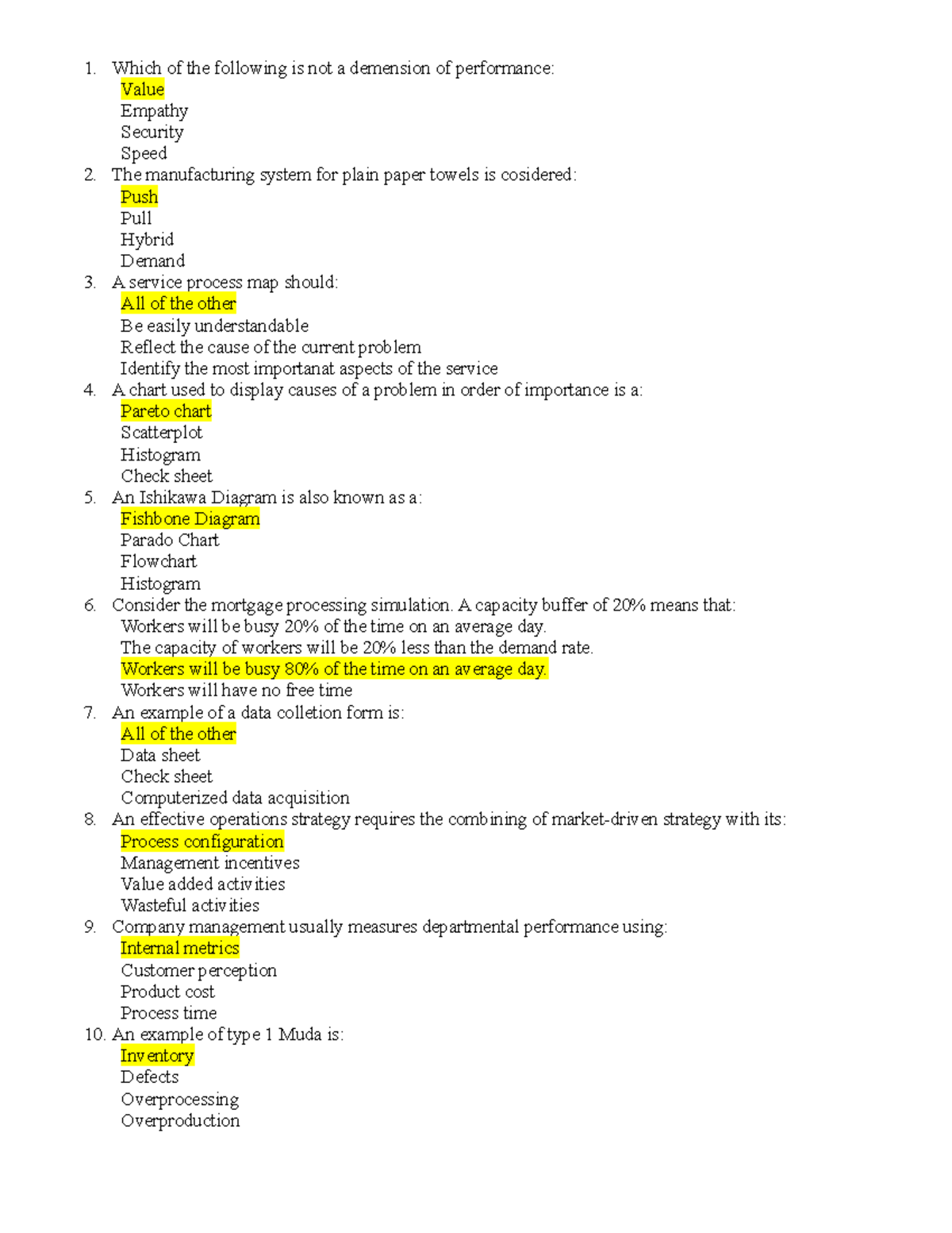 MET AD 605 quiz 2 questions - Which of the following is not a demension ...
