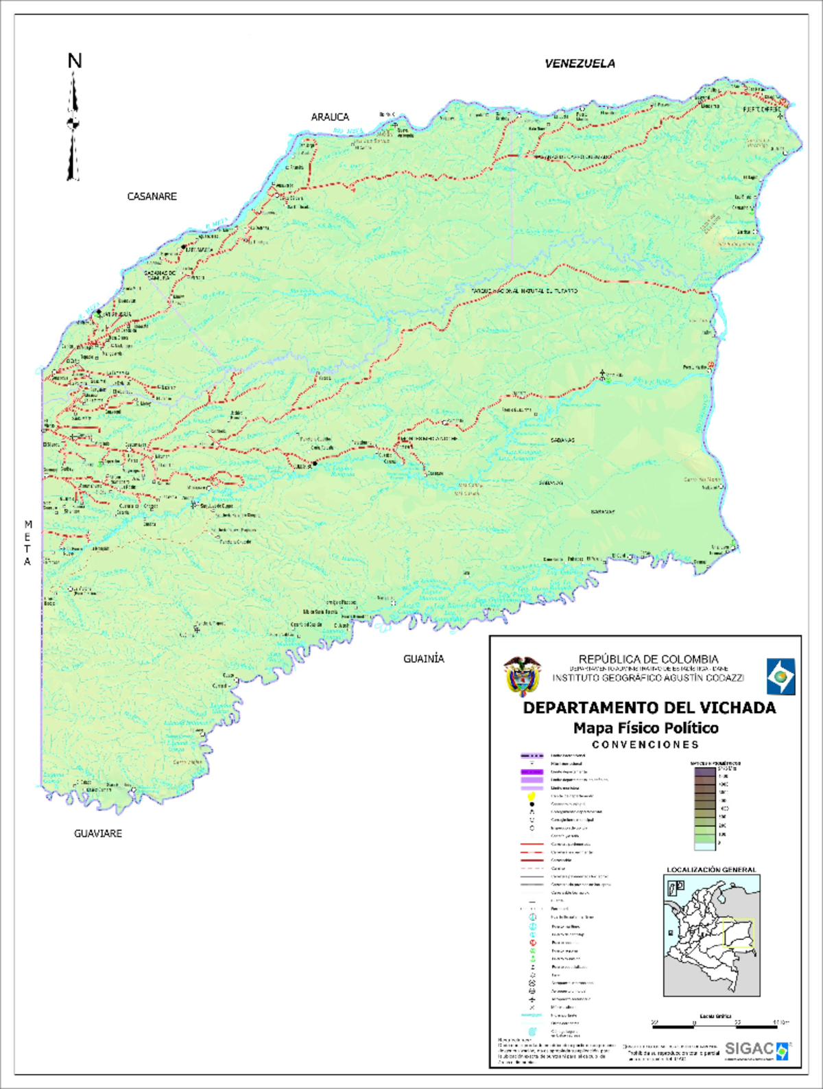 Mapa vichada - 2023 - Legislación Comercial - Studocu