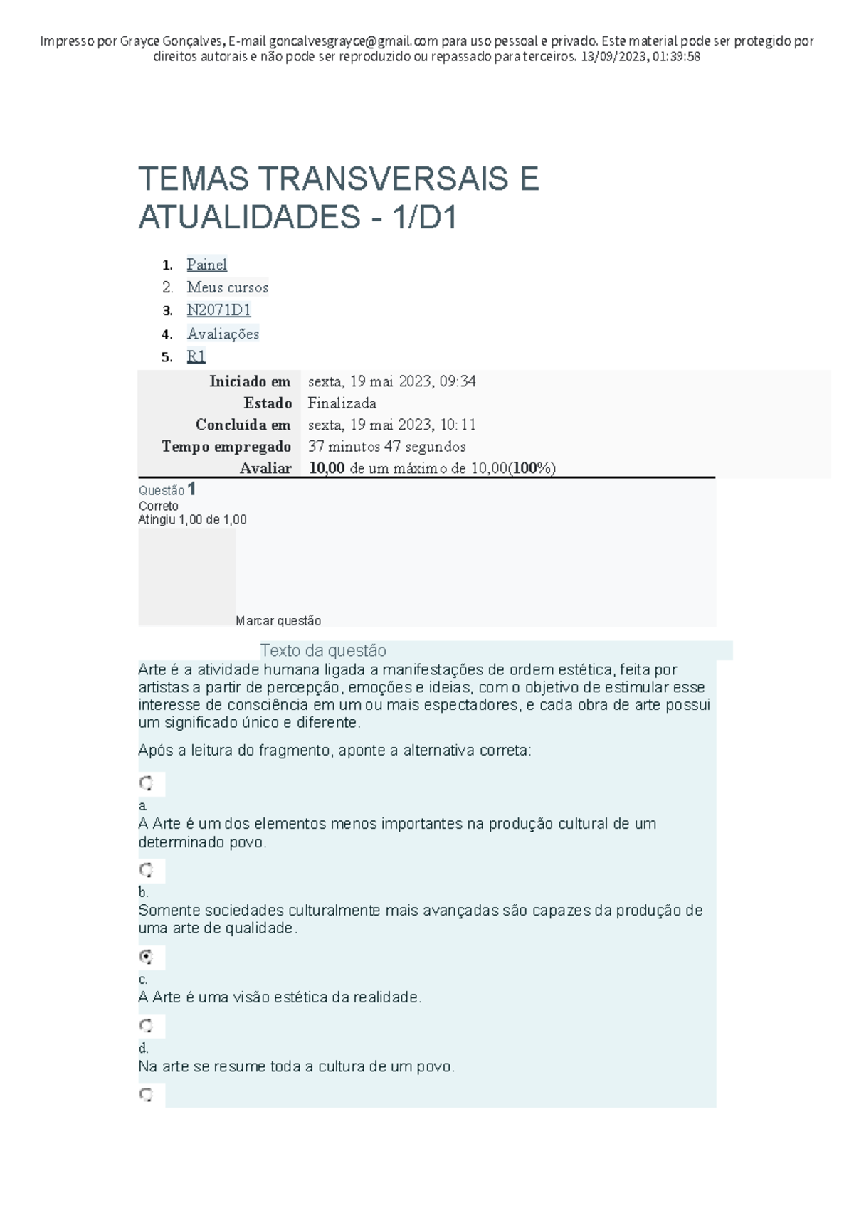 Temas Transversais E Atualidades Passei Direto - direitos autorais e ...