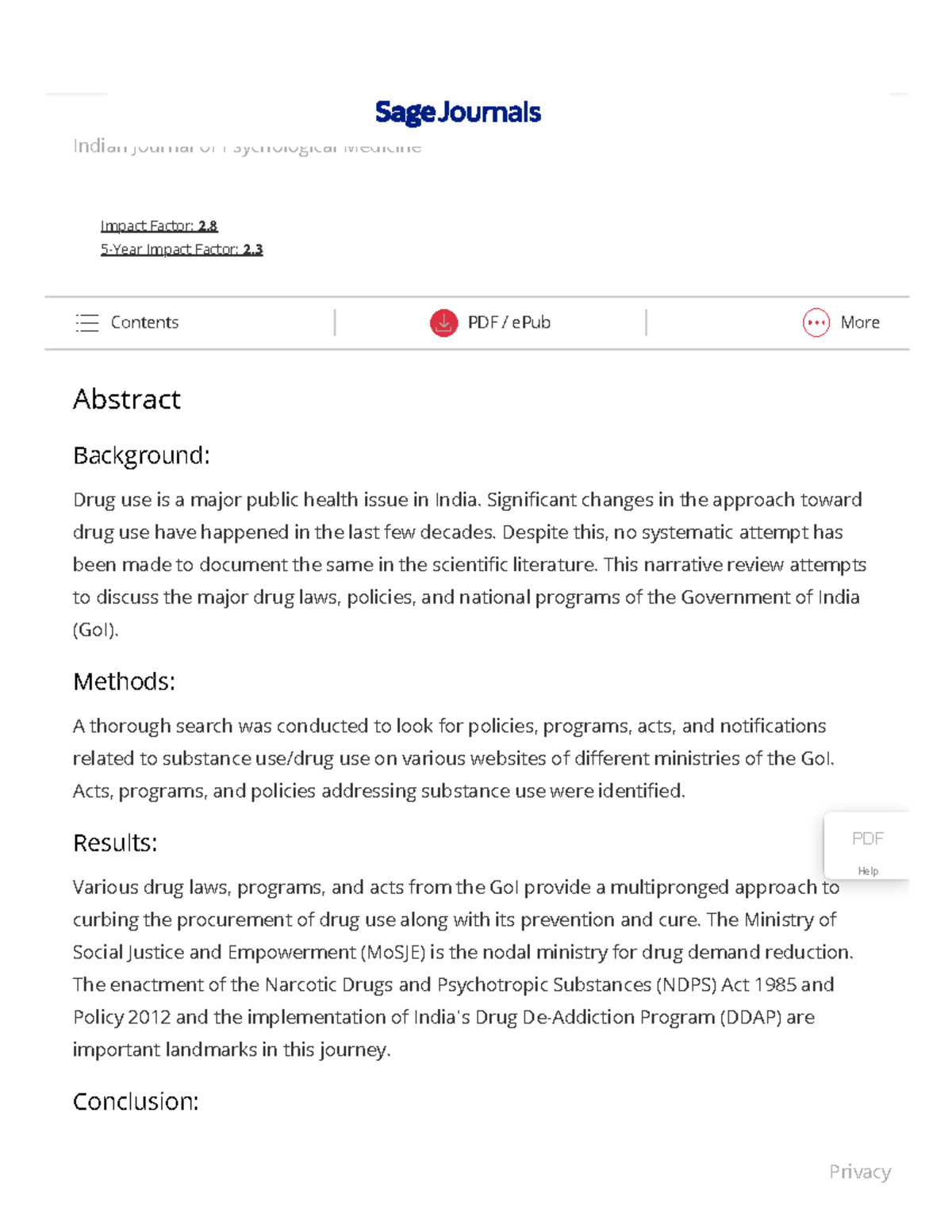 National Drug Laws, Policies, and Programs in India A Narrative Review ...